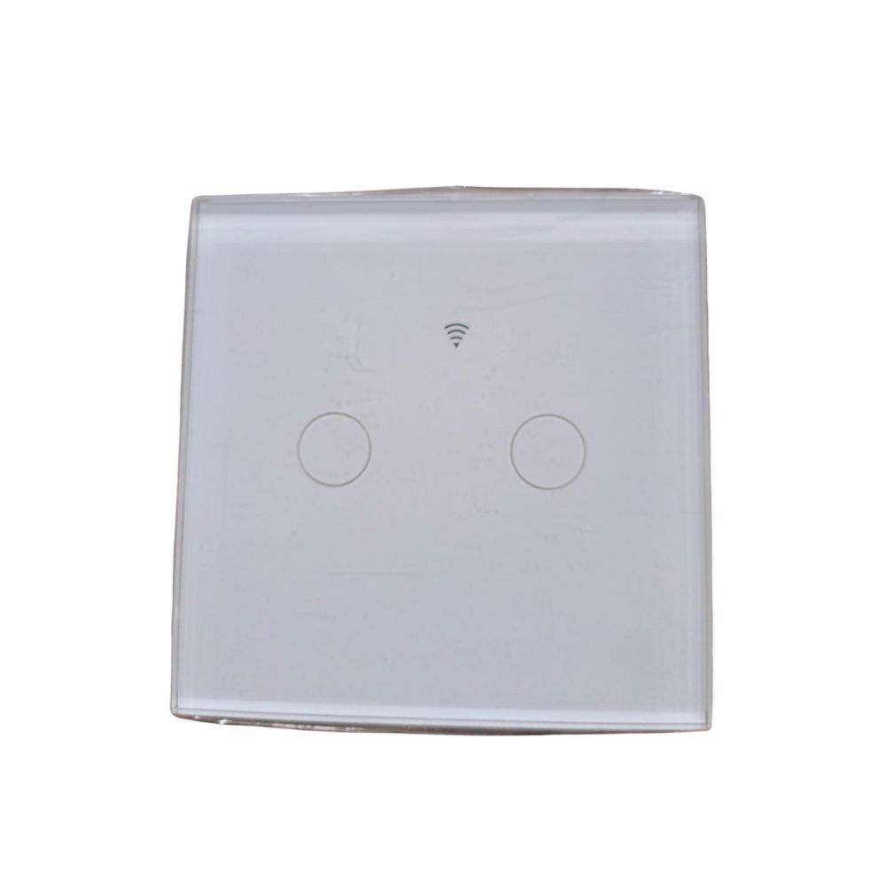 Smart Wi-Fi Touch Switch Featuring Two Touch Buttons - Home